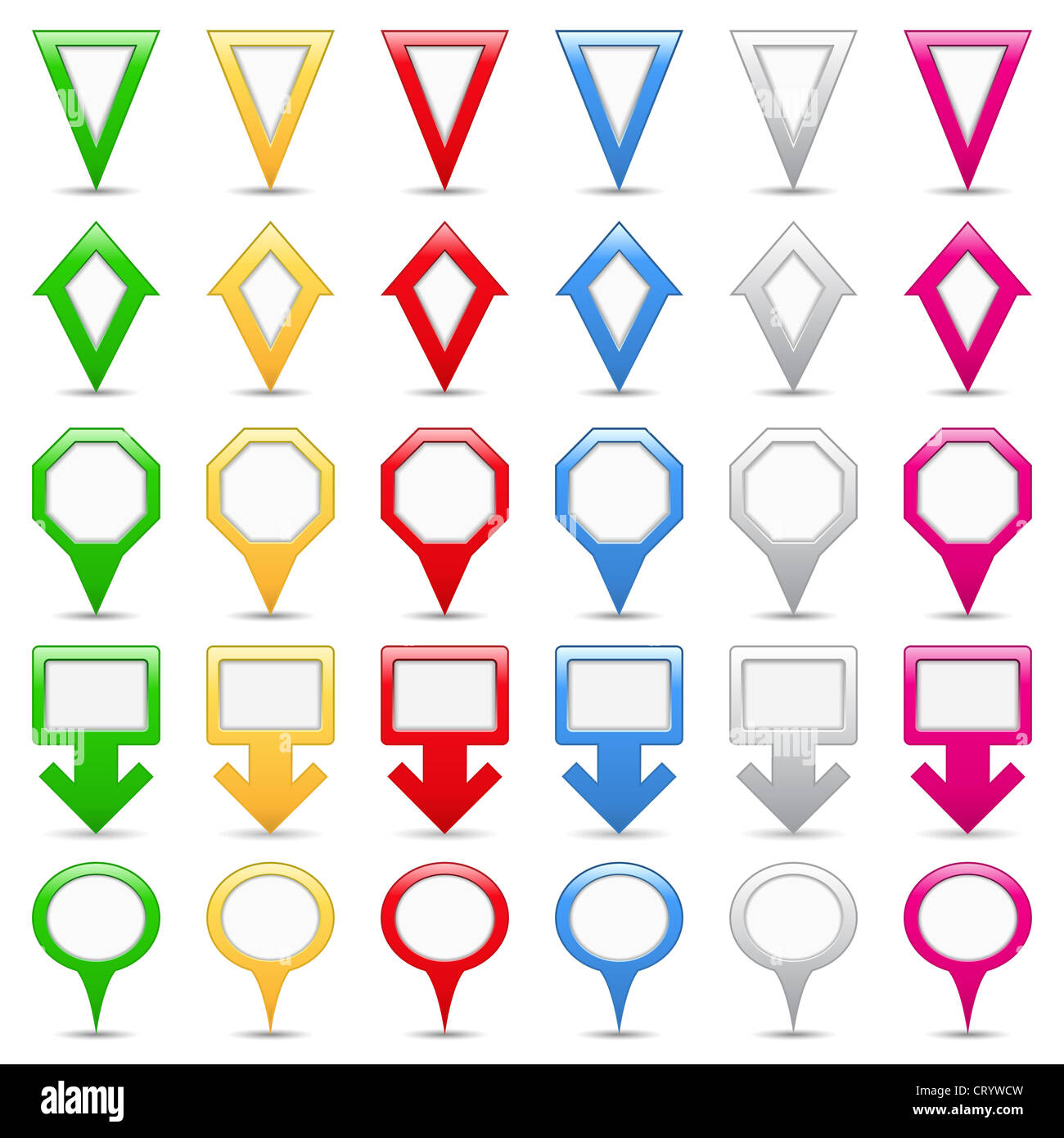 Distance map Cut Out Stock Images & Pictures - Alamy