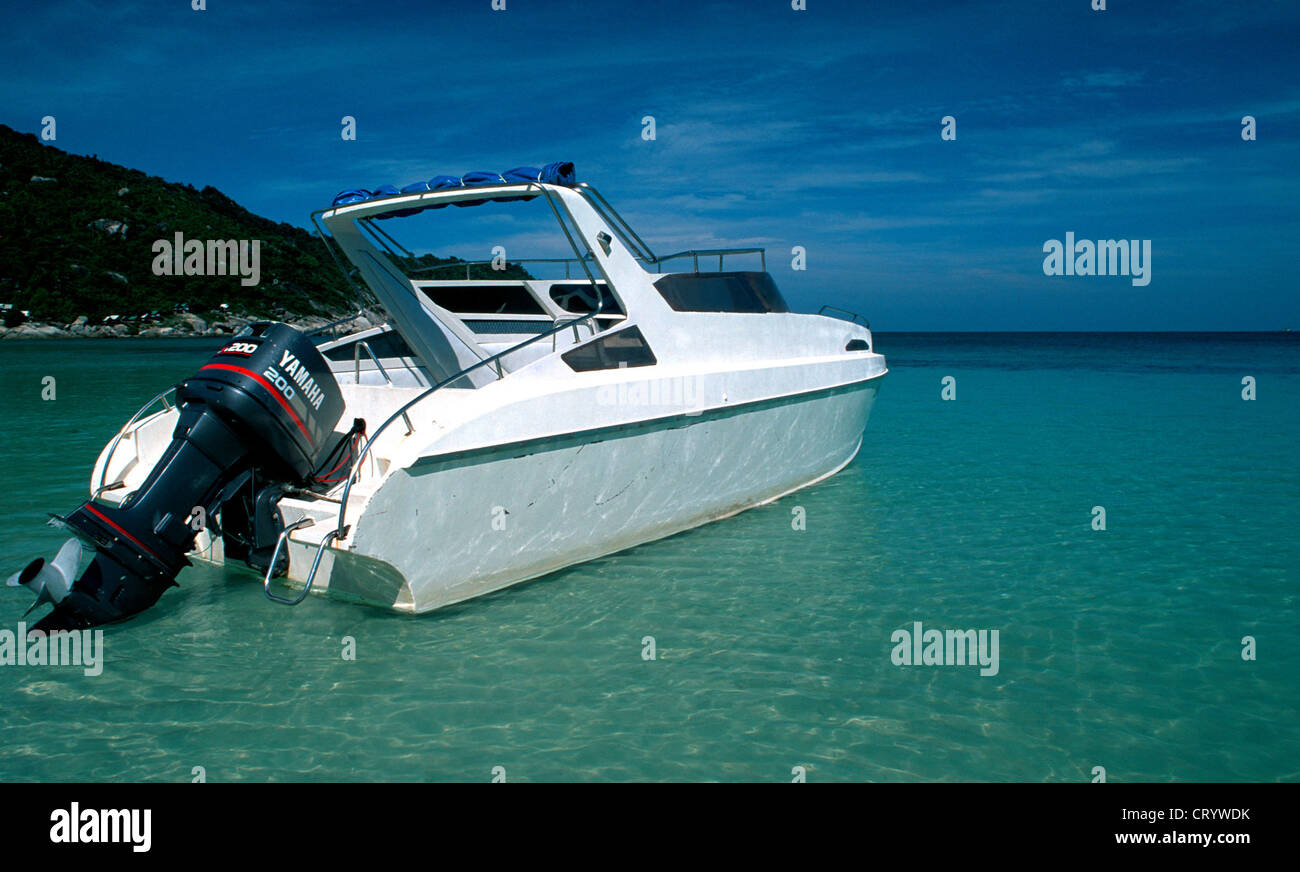 Motor-wise before the beach of Hat Rin Nok Stock Photo - Alamy