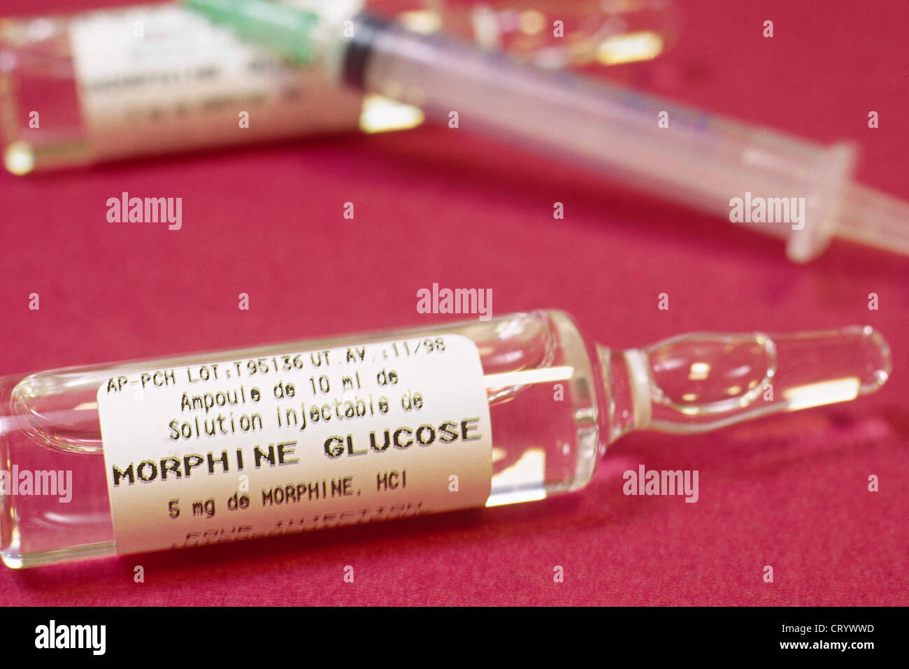 Vial morphine hi-res stock photography and images - Alamy
