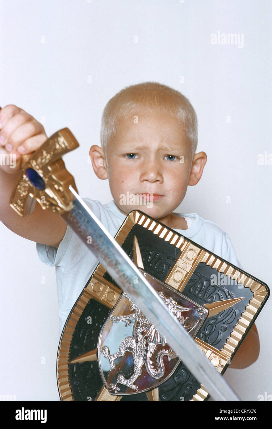 Child knight hi-res stock photography and images - Alamy