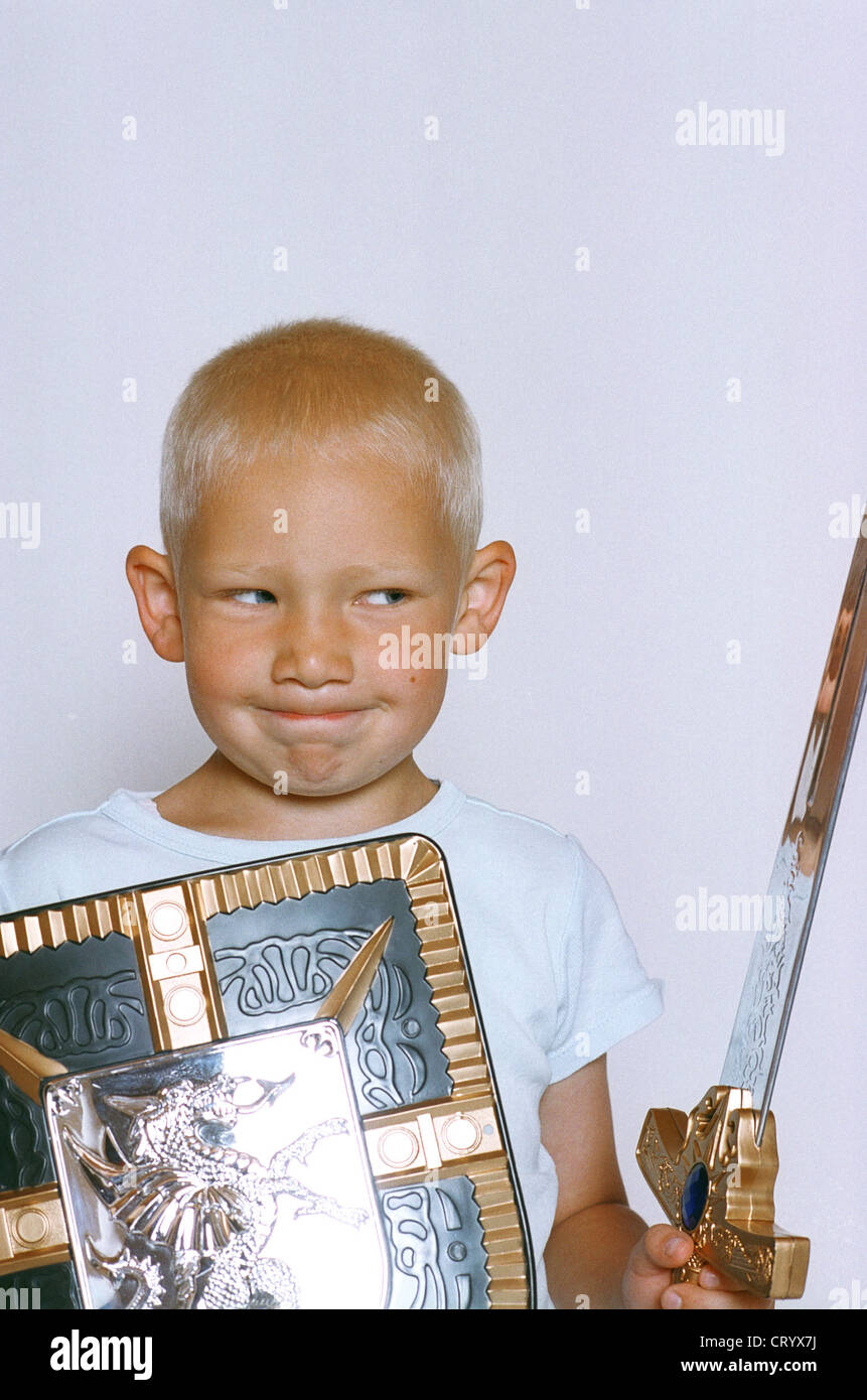Child knight hi-res stock photography and images - Alamy