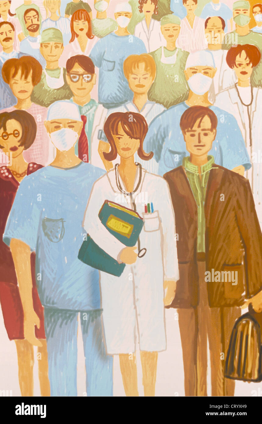 Hospital teamwork art hi-res stock photography and images - Alamy