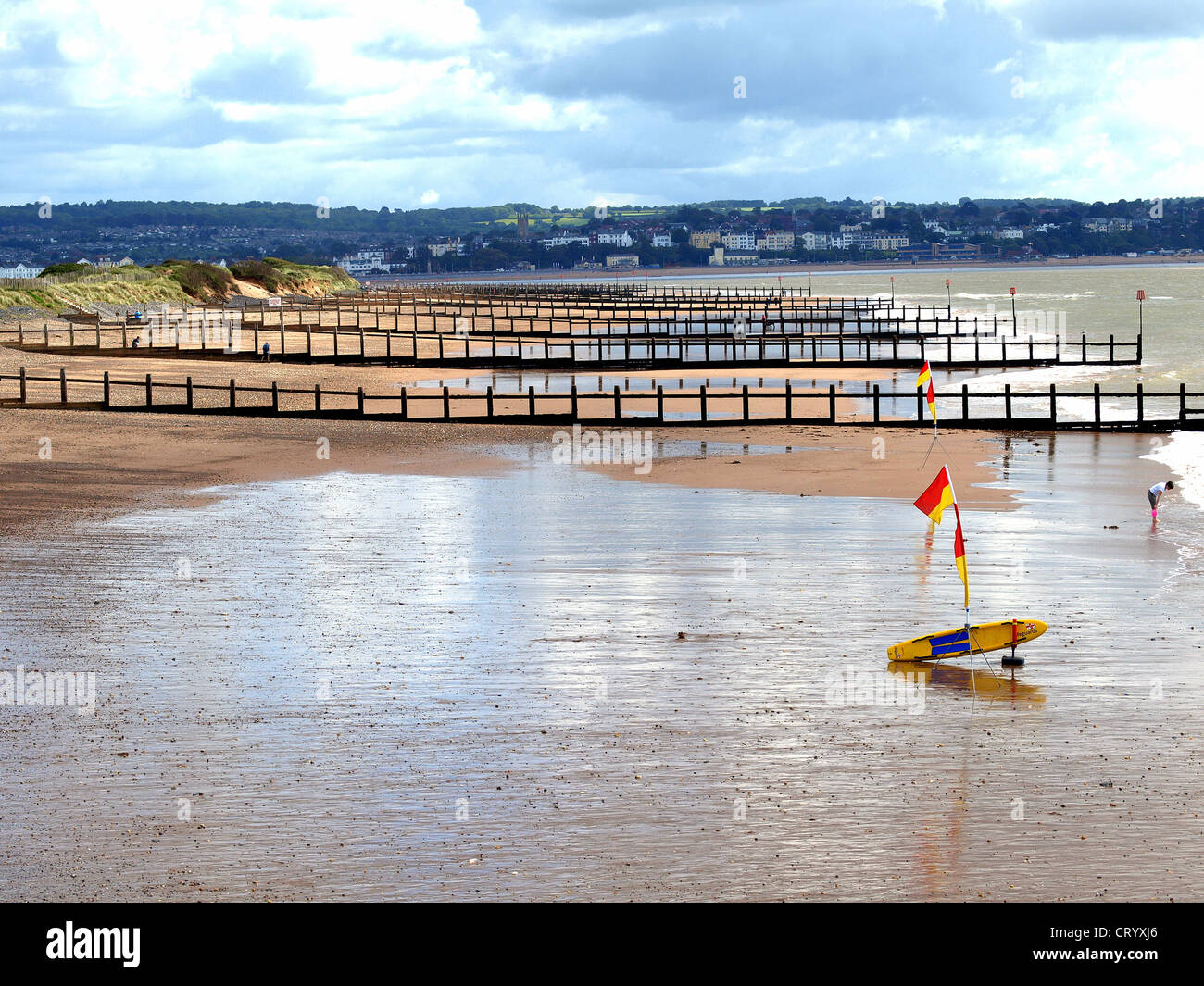 Exmouth Beach Groynes High Resolution Stock Photography and Images - Alamy