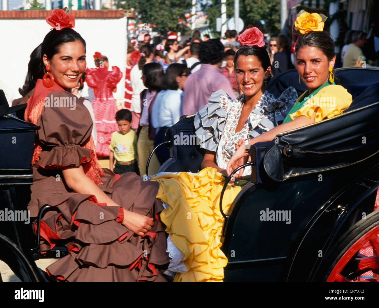 Spain, Andalusia, Sevilla, Feria, people Stock Photo - Alamy