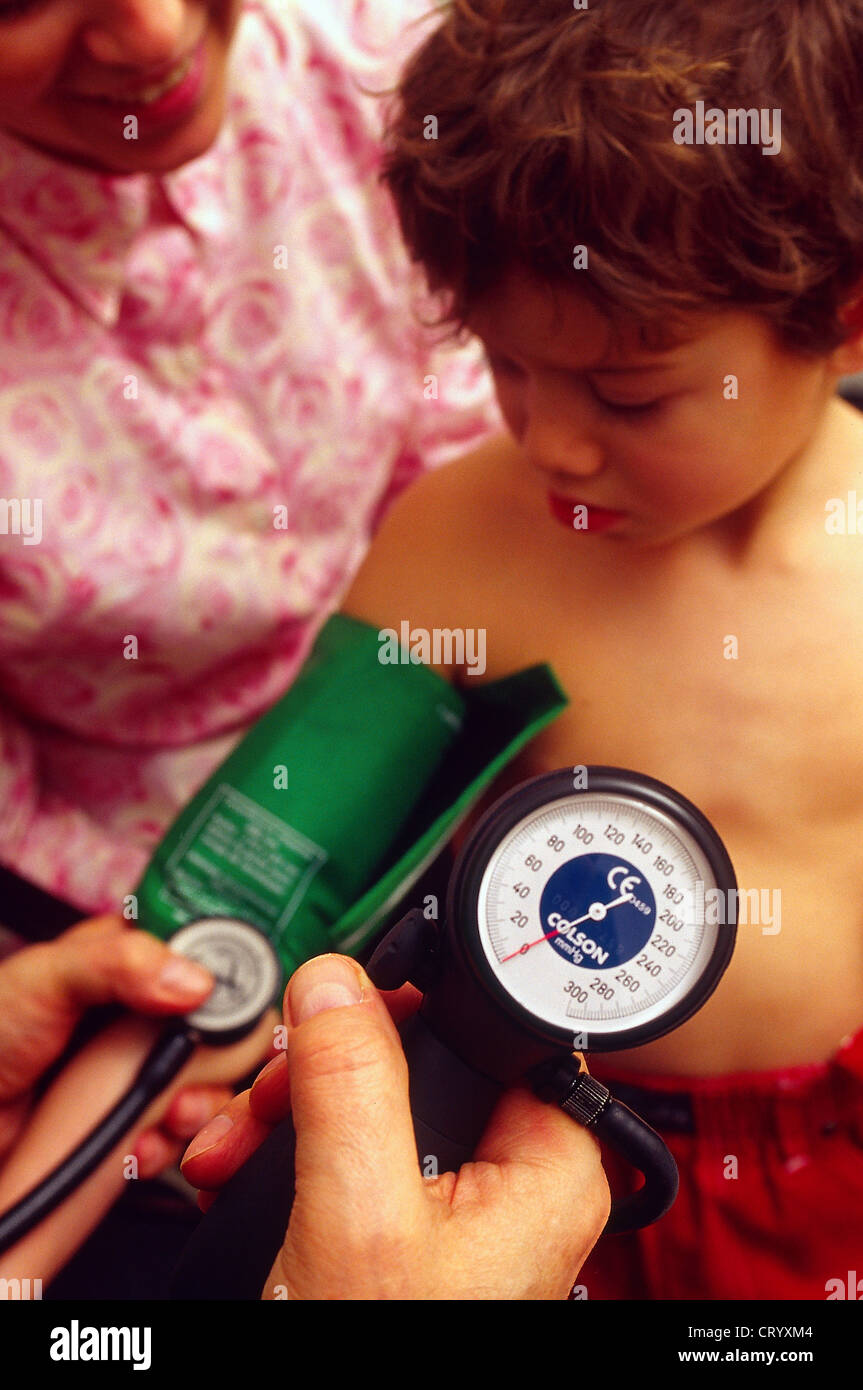 Arterial Blood Pressure And Child High Resolution Stock Photography and ...