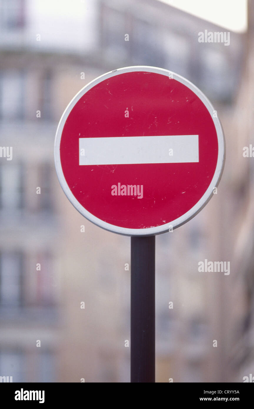 Circulation prohibited sign hi-res stock photography and images - Alamy