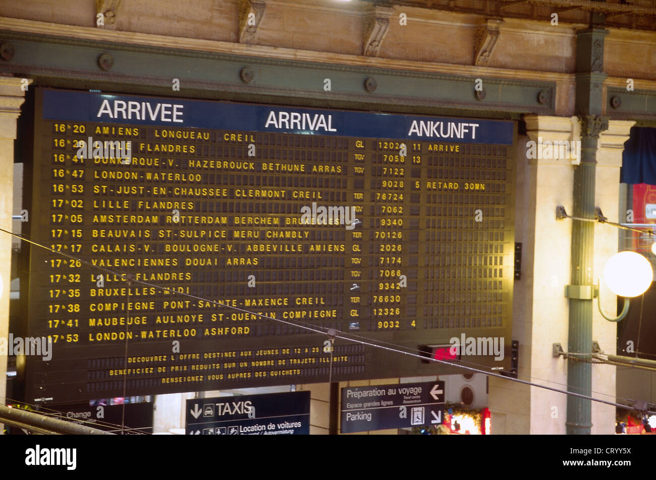 Railroad timetables hi-res stock photography and images - Alamy