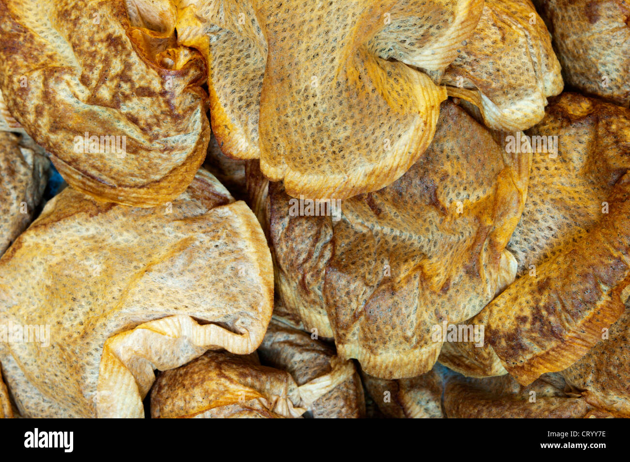 A pile of used tea-bags Stock Photo - Alamy