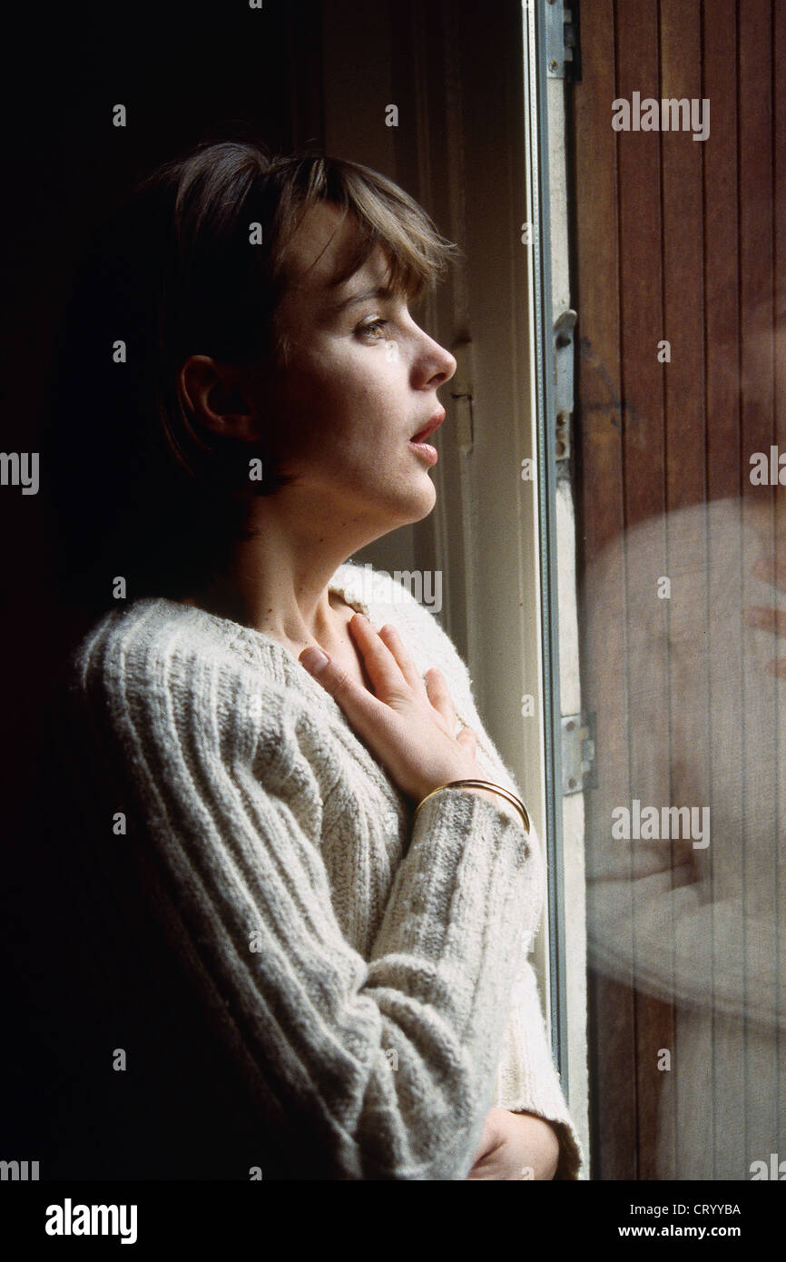 Distressed lady hi-res stock photography and images - Alamy