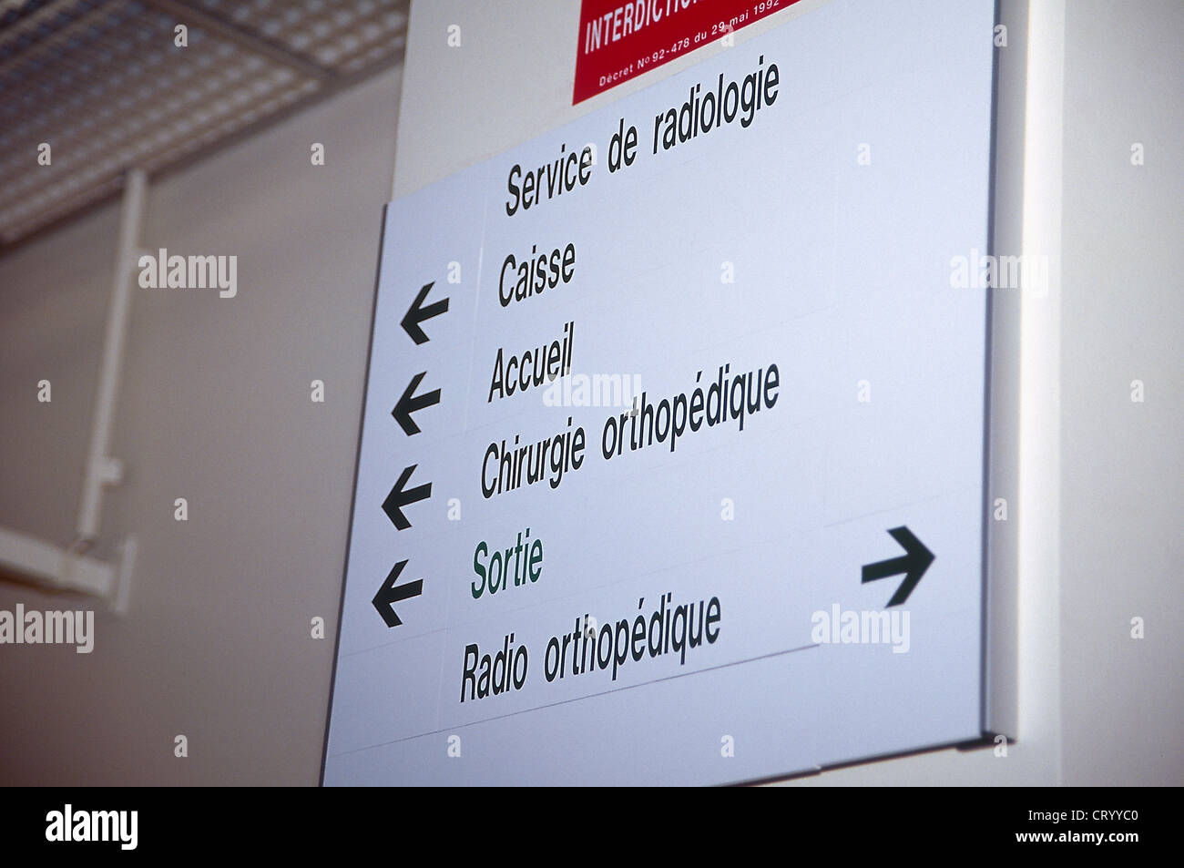 SYMBOL OF A HOSPITAL Stock Photo - Alamy