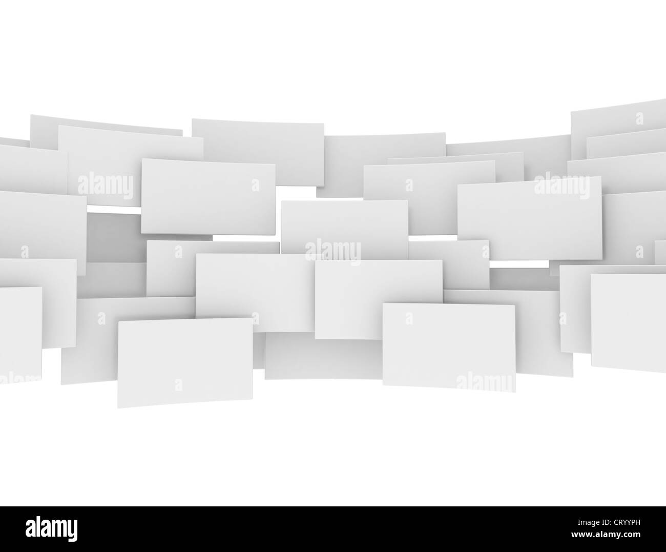 Blank 3d squares Stock Photo - Alamy