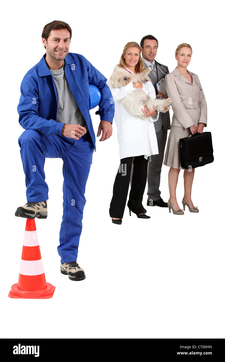 Concept career choices Cut Out Stock Images & Pictures - Alamy