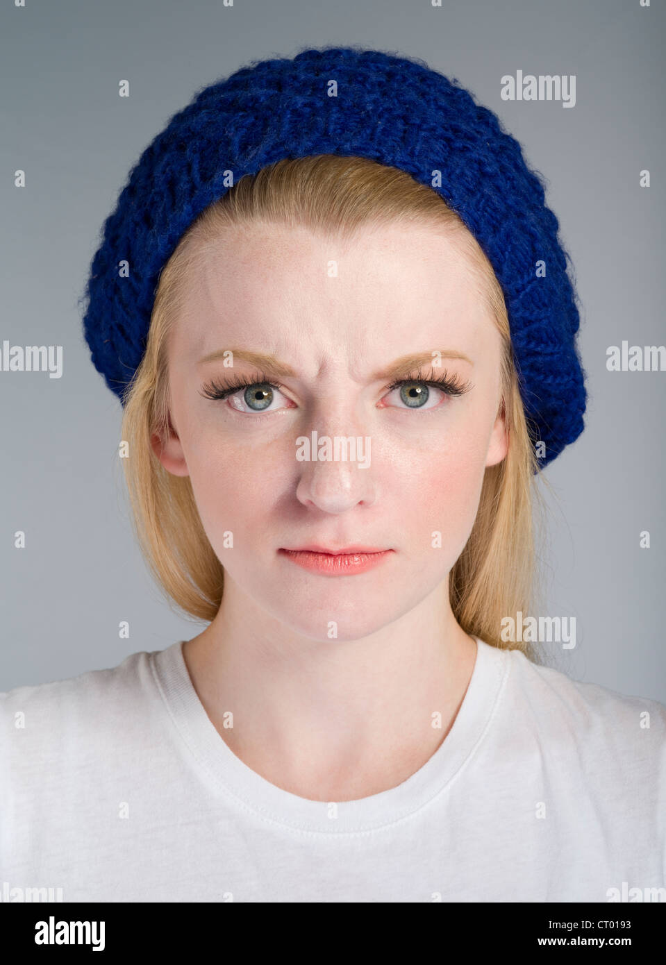 Dour girl hi-res stock photography and images - Alamy