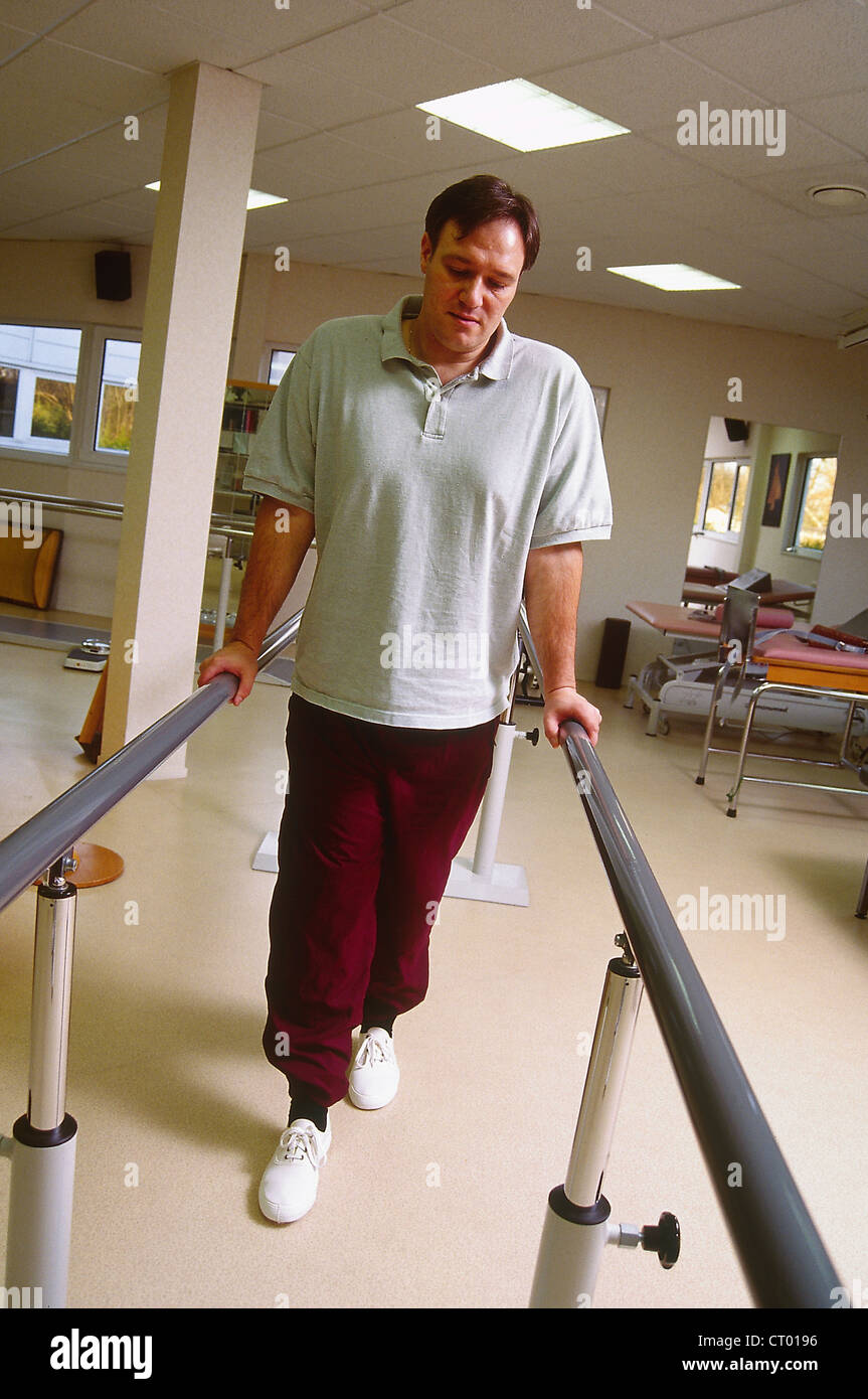 MAN IN REHABILITATION Stock Photo - Alamy