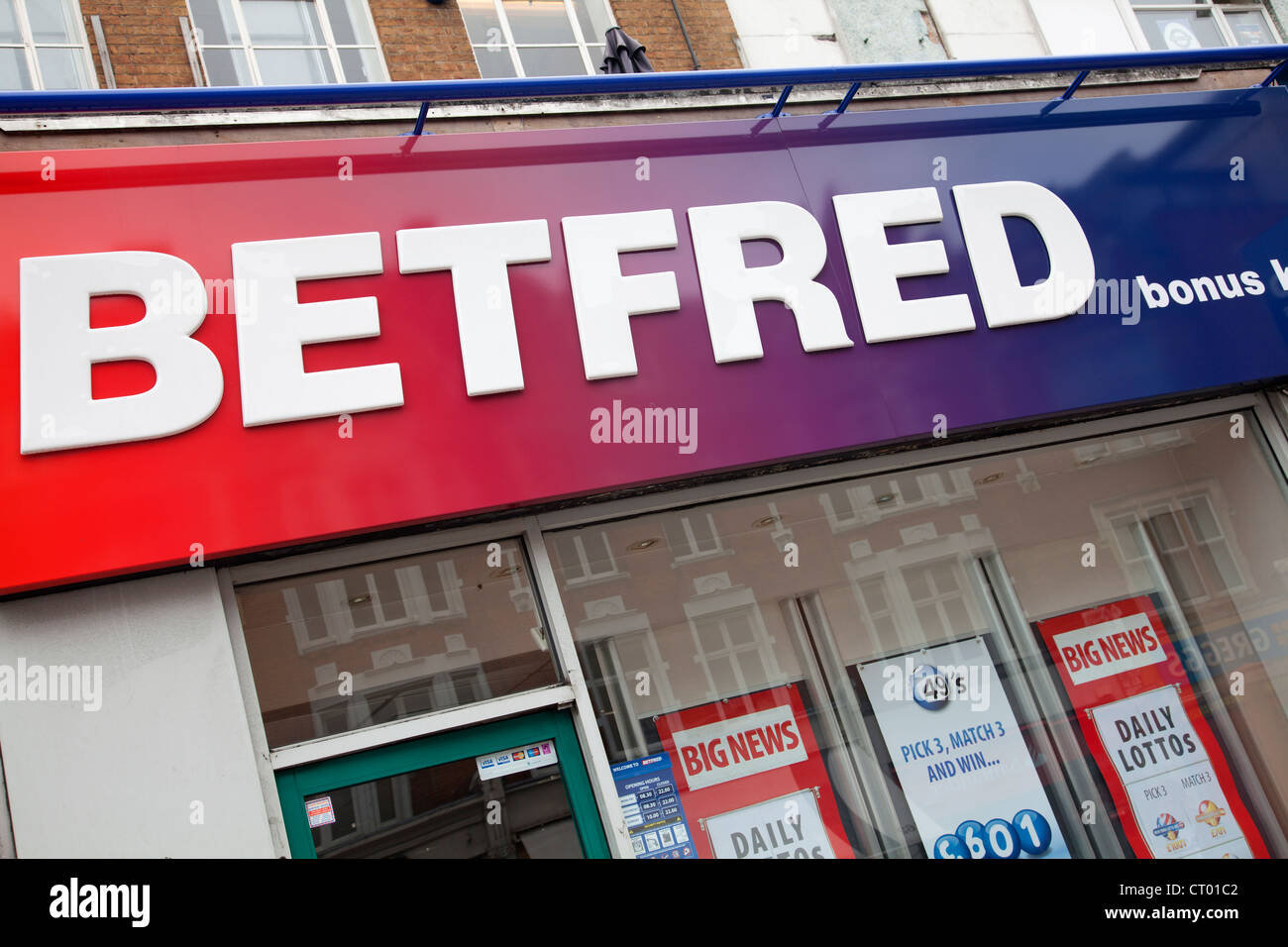 Betting shop window hi-res stock photography and images - Alamy