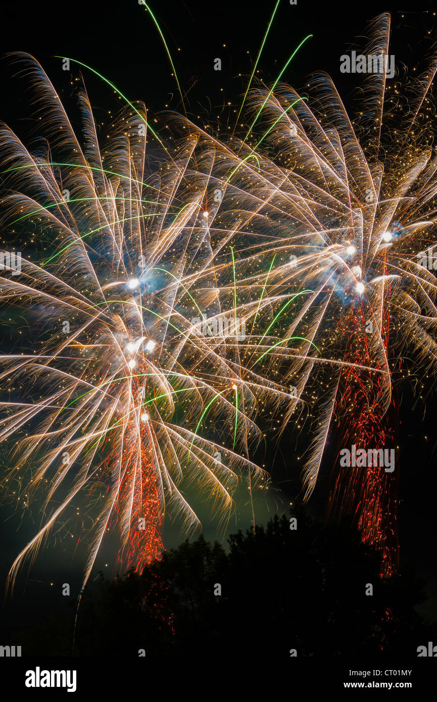Fireworks display for the United States Army Garrison Stuttgart ...