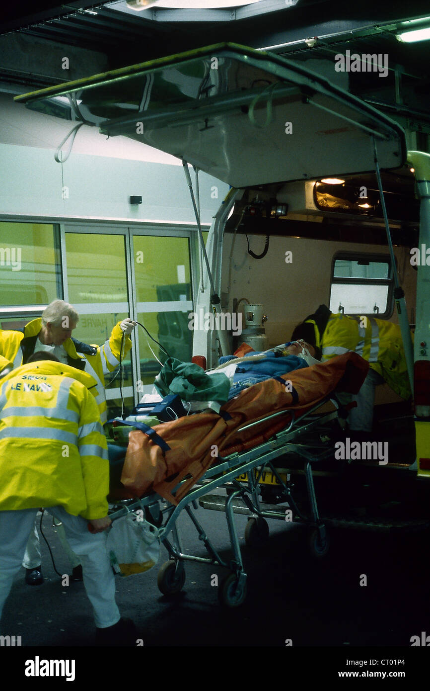 Ems patient transporting hi-res stock photography and images - Alamy