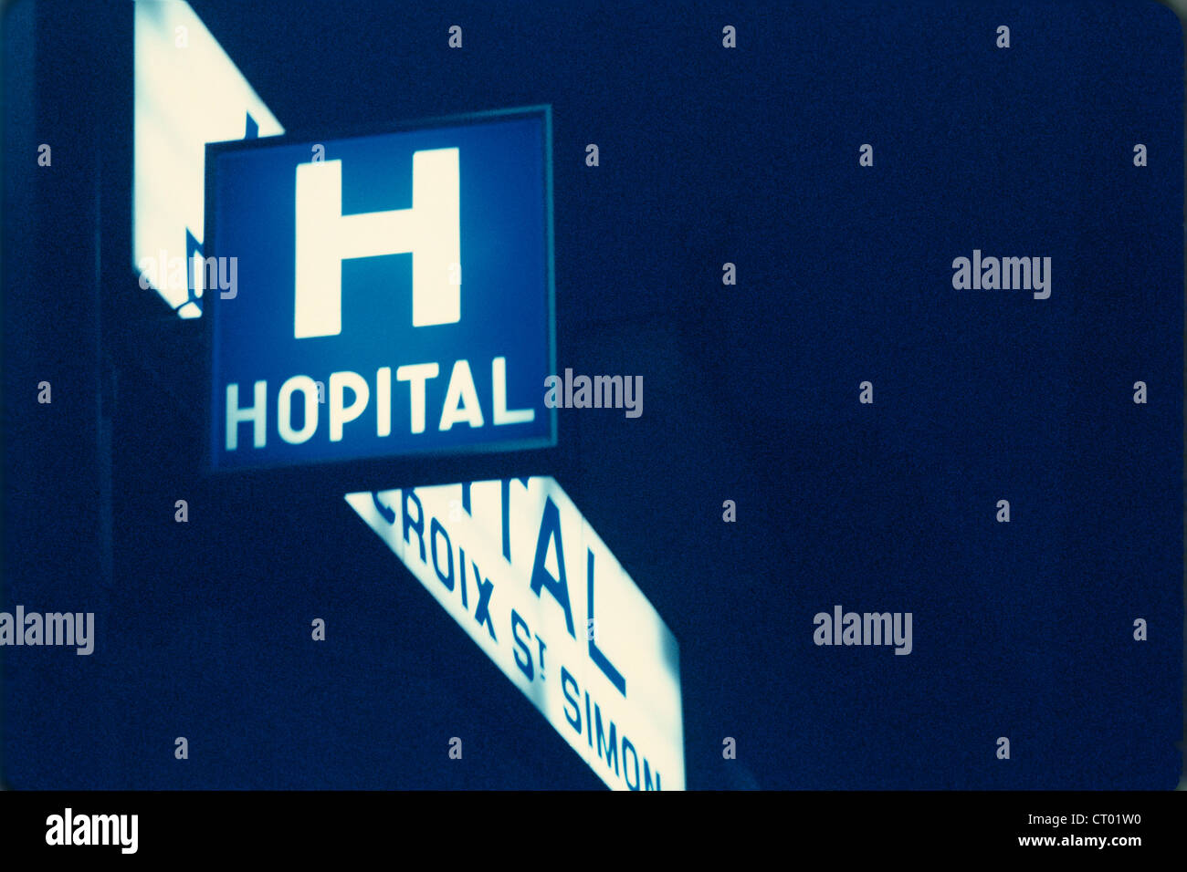 SYMBOL OF A HOSPITAL Stock Photo - Alamy