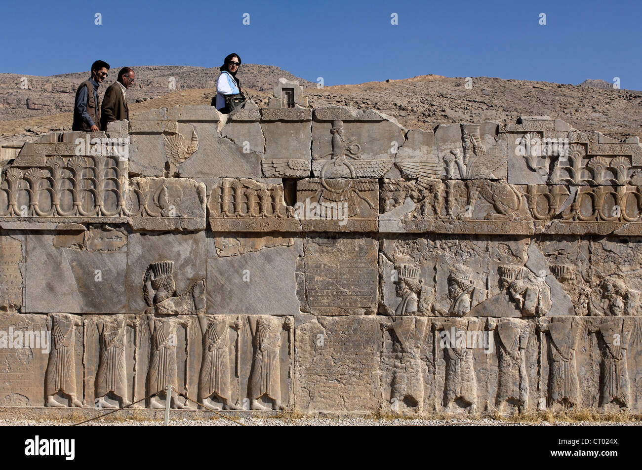 IRAN, Persepolis , Takht-e Jamshid ,The ceremonial capital of the ...