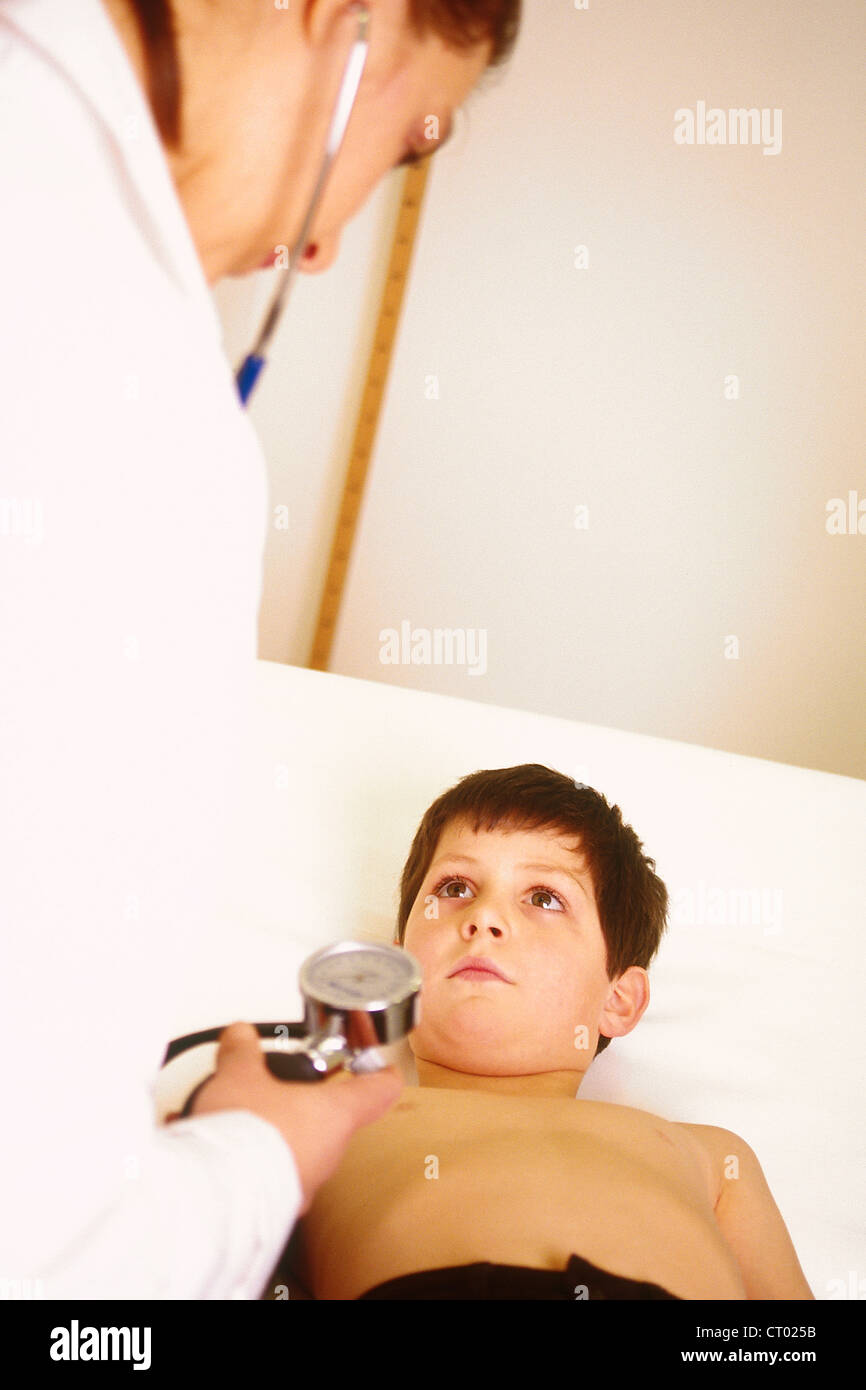 BLOOD PRESSURE, CHILD Stock Photo - Alamy