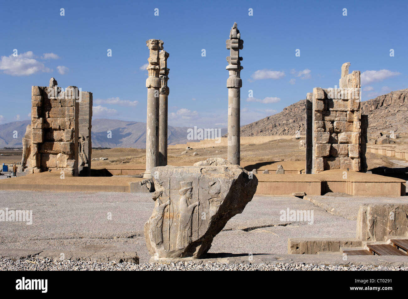 IRAN, Persepolis , Takht-e Jamshid ,The ceremonial capital of the ...
