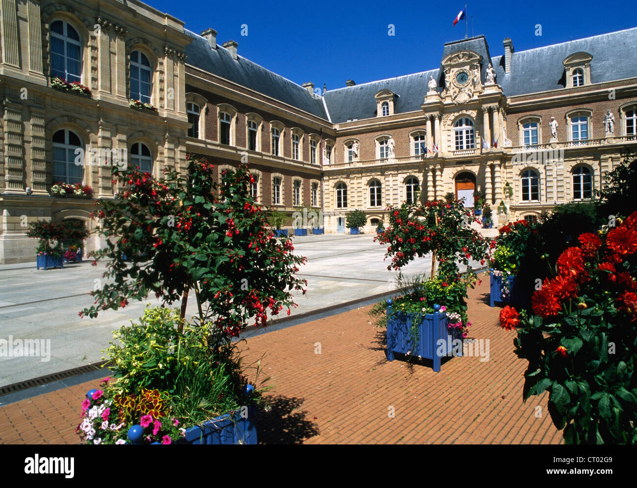 France, Picardie, Amiens, Town Hall Stock Photo - Alamy