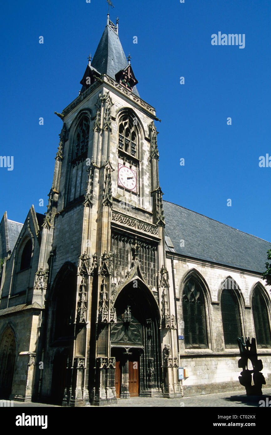 France, Picardie, Amiens, St-Leu Church Stock Photo - Alamy