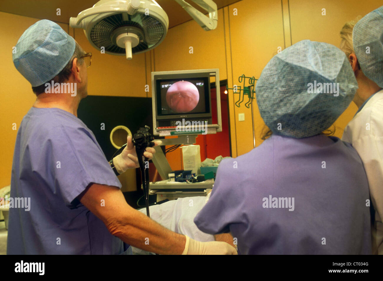 COLON, ENDOSCOPY EXAMINATION Stock Photo - Alamy