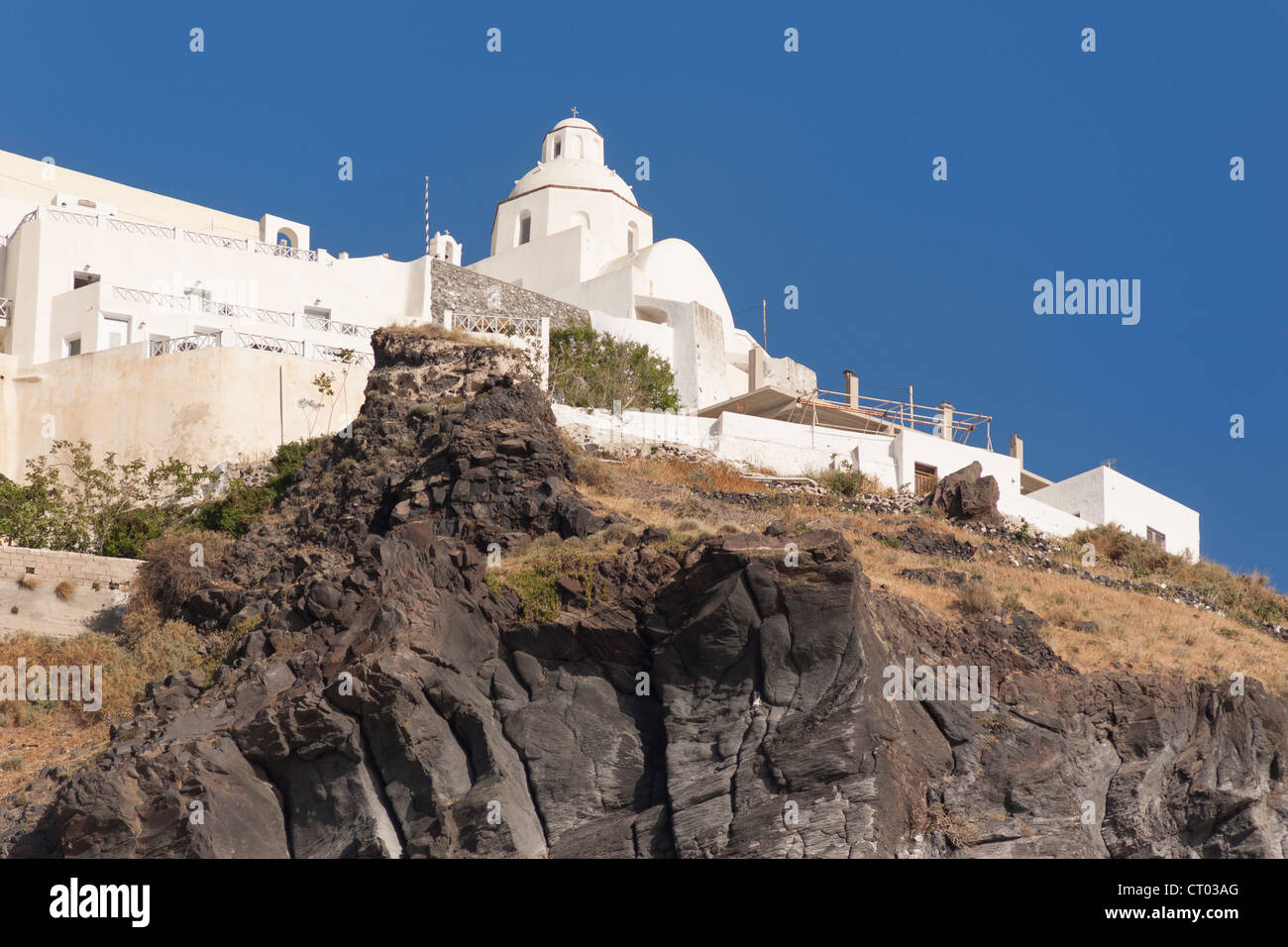 Agiou mina church fira santorini hi-res stock photography and images ...