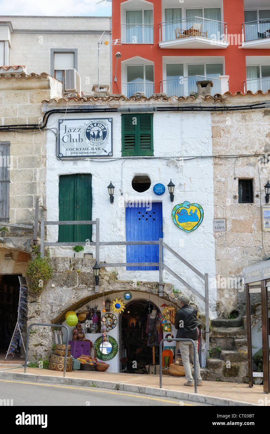 tourist gift shop Ciutadella menorca spain Stock Photo - Alamy