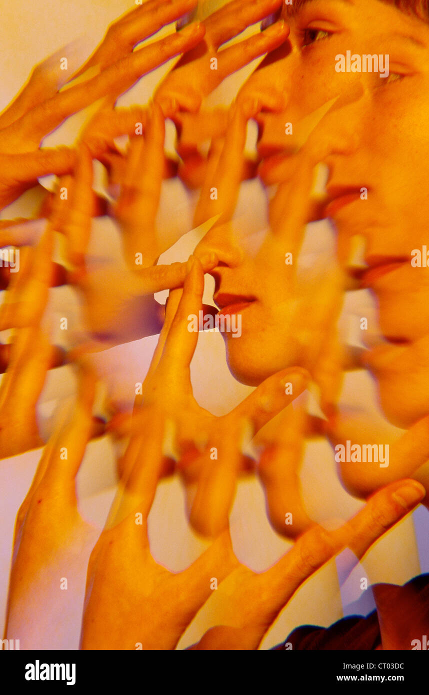 Hypnotized and hysterical hi-res stock photography and images - Alamy