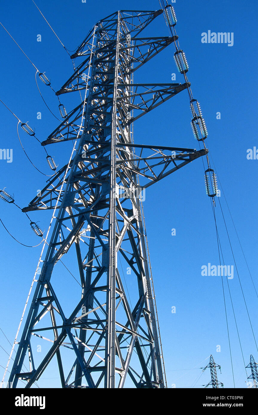 ELECTRICITY POWER LINE Stock Photo - Alamy