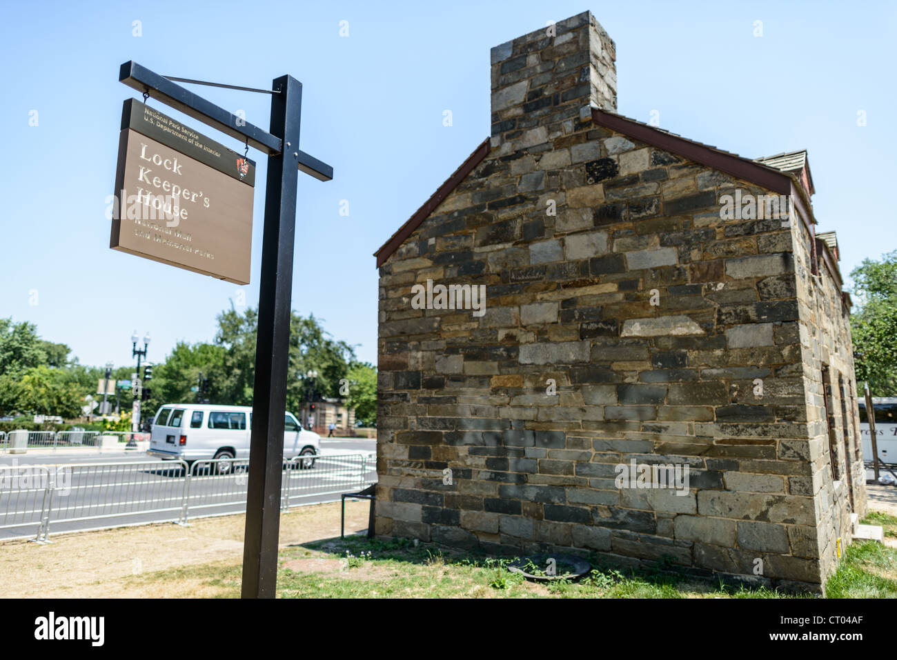 Lock Keepers House in Washington DC with Sign. The Lock Keeper's House ...
