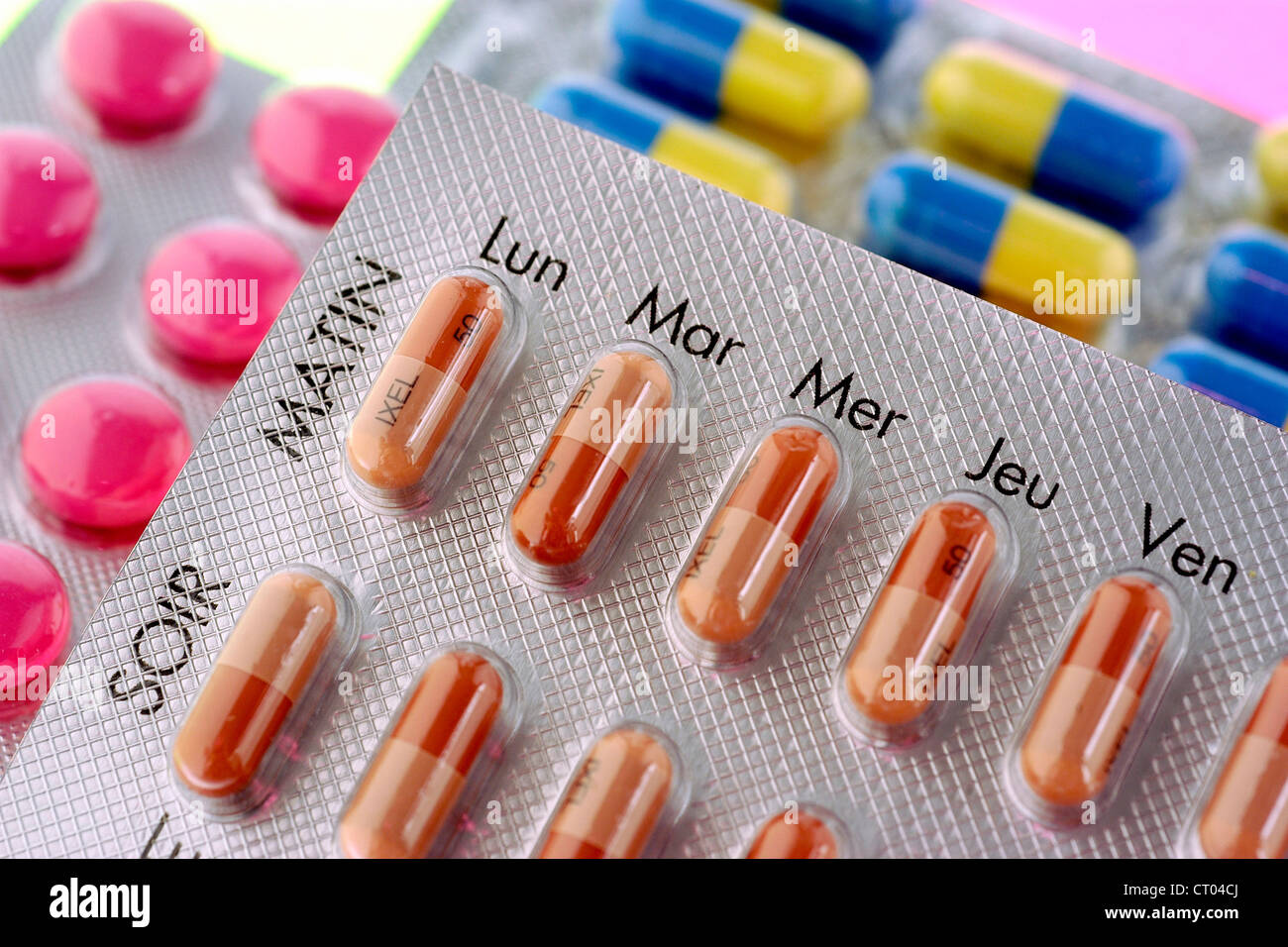 A CAPSULE-FORM DRUG Stock Photo - Alamy