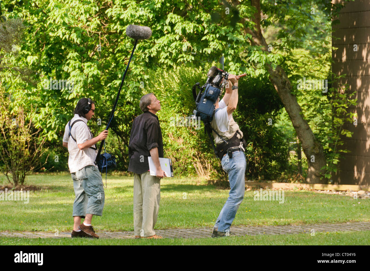 SWR Suedwestrundfunk Camera Crew Cameraman Director Sound Engineer ...
