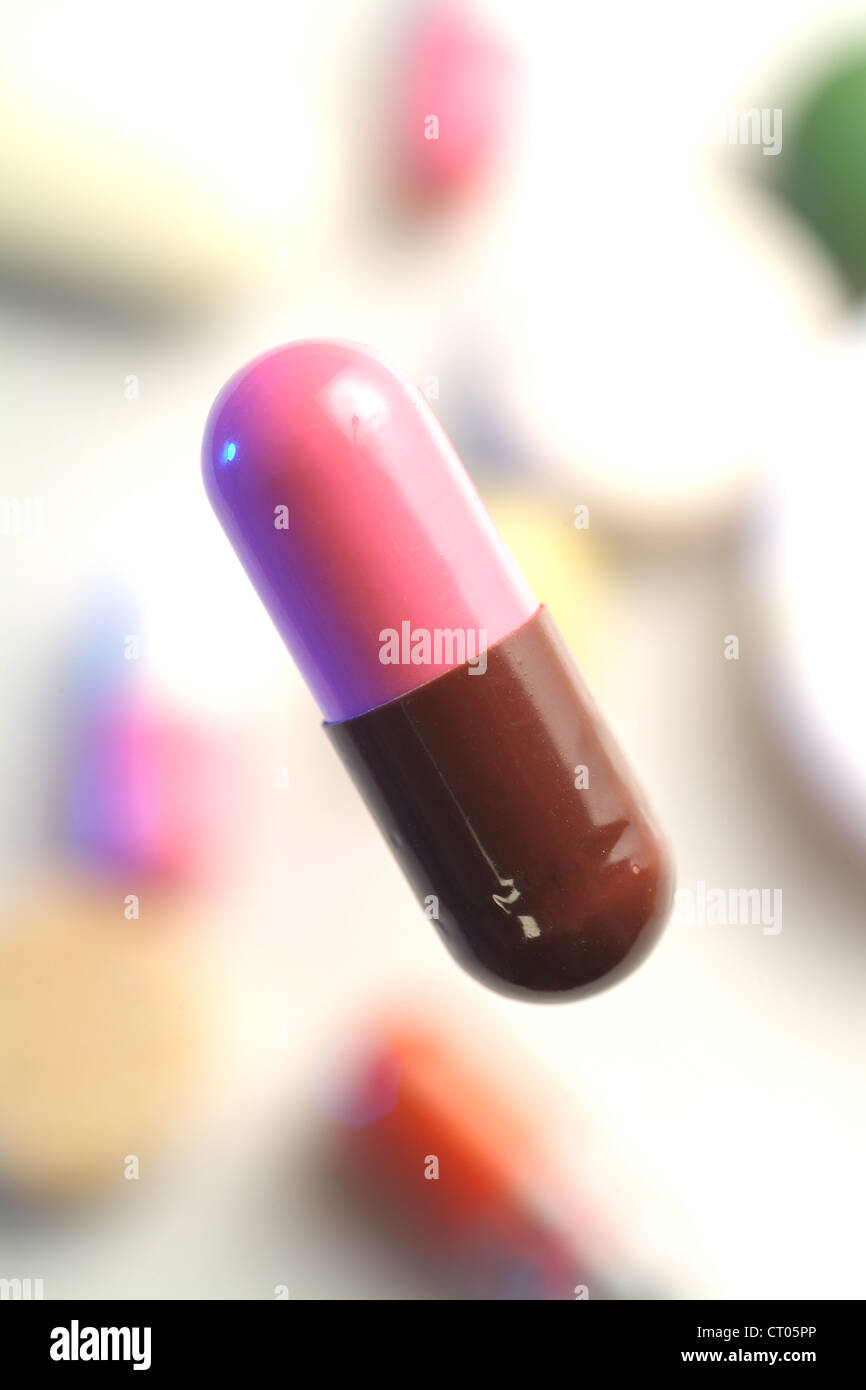 A CAPSULE-FORM DRUG Stock Photo - Alamy