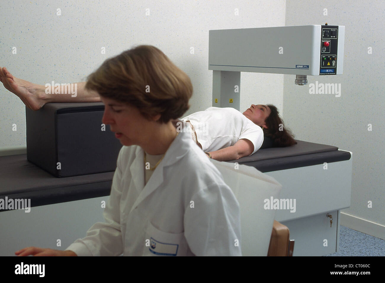 BONE DENSITOMETRY EXAMINATION Stock Photo - Alamy