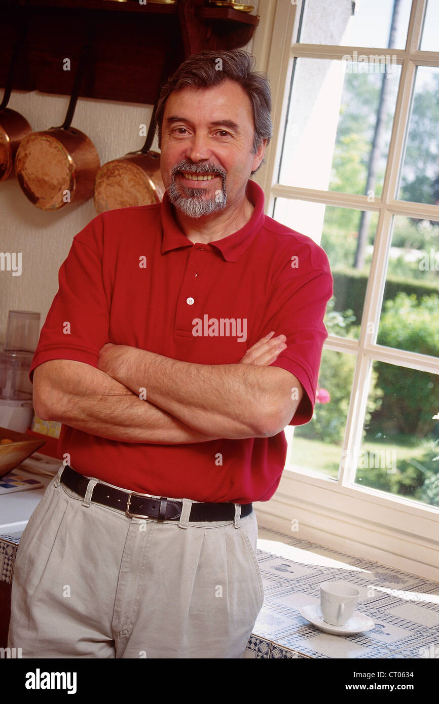 PORTRAIT OF A -65 YR-OLD MAN Stock Photo - Alamy