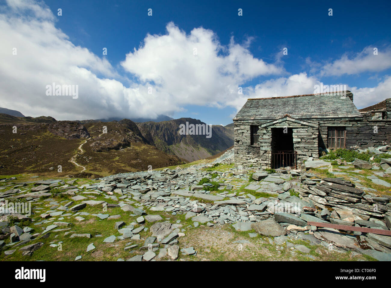 Mountain Rescue Hut Dubbs Quarry Near Buttermere Under Haystacks ...