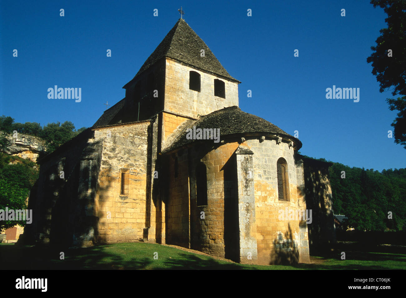 France, Perigord, Carsac-Aillac, church Stock Photo - Alamy
