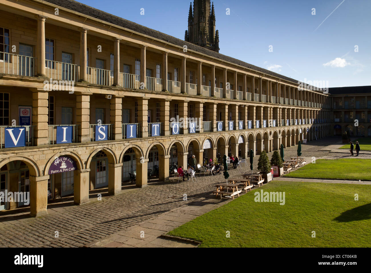 Piece Hall Halifax, opened in 1779 for the trading of cloth, now home ...