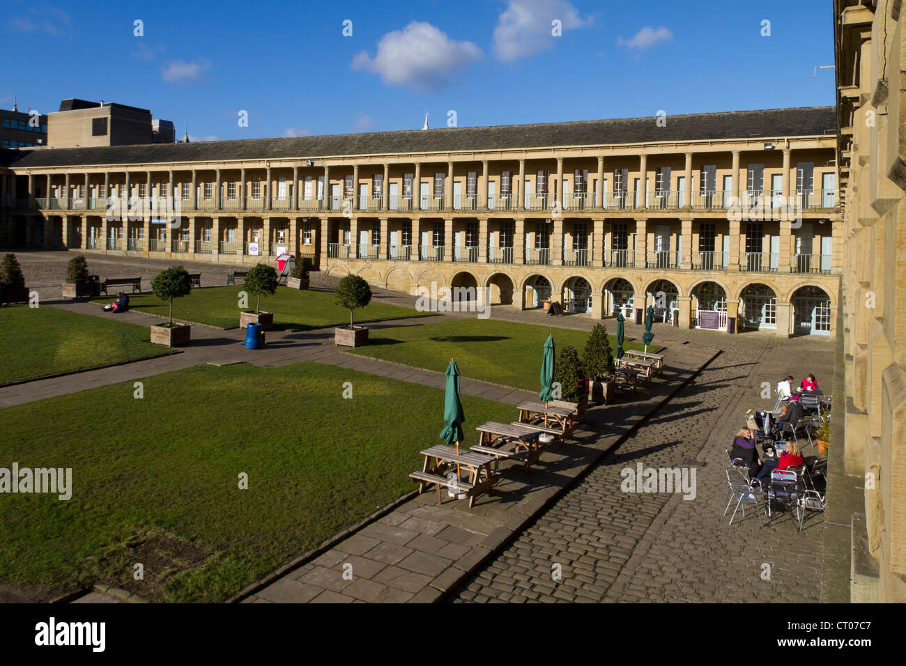 Piece Hall Halifax, opened in 1779 for the trading of cloth, now home ...