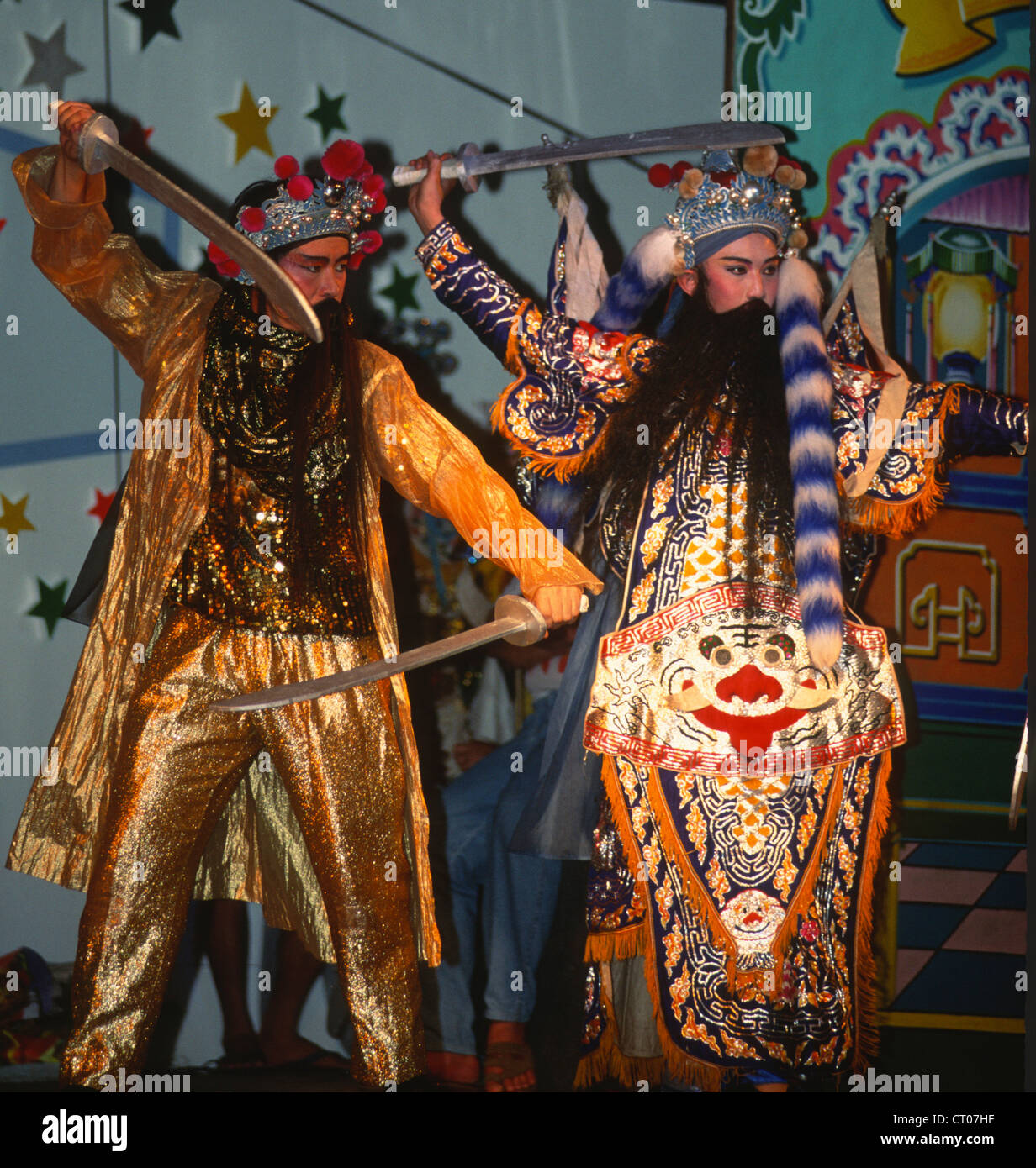 Malaysia, Chinese Opera performance Stock Photo - Alamy