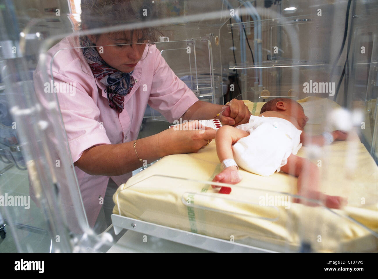 Neonatal blood collection hi-res stock photography and images - Alamy