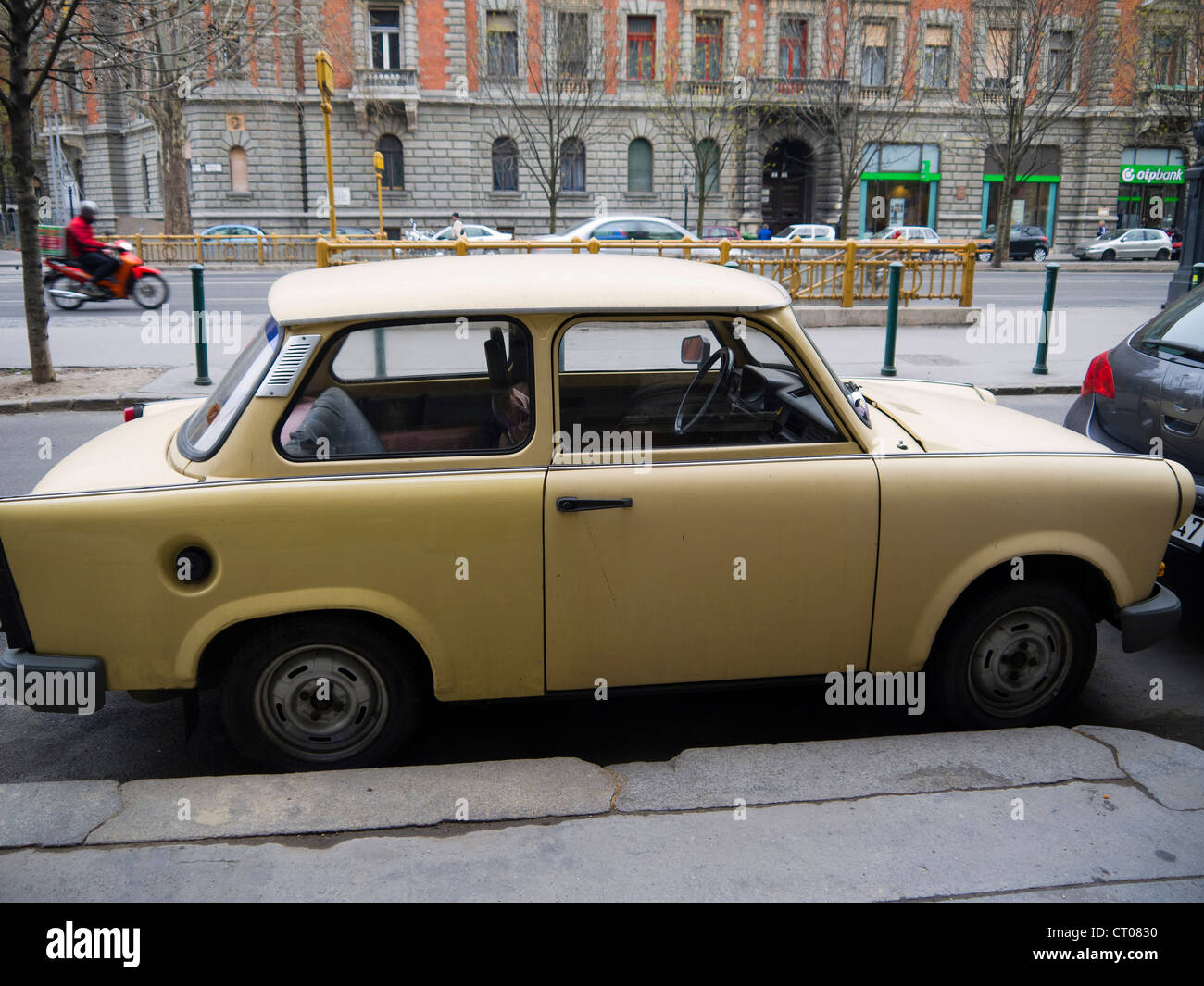 Old Trabant Car on Andrassy Street in Budapest Hungary Stock Photo - Alamy