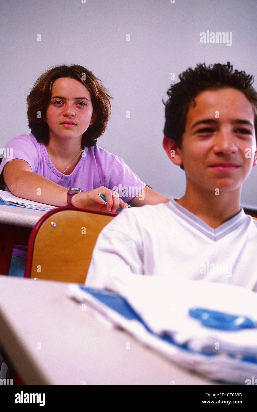 HIGH SCHOOL CLASS Stock Photo - Alamy