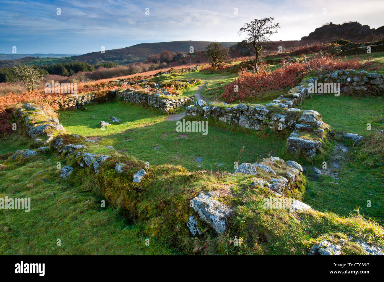 Hound tor village hi-res stock photography and images - Alamy