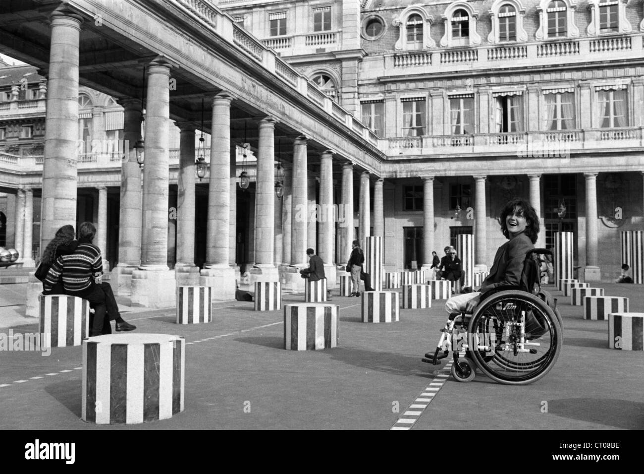 Wheelchair paris disability hi-res stock photography and images - Alamy