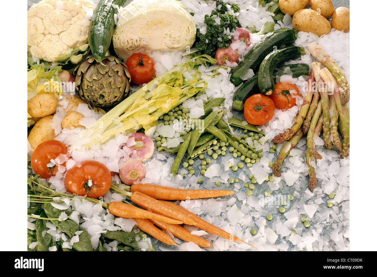 Frozen cabbages hi-res stock photography and images - Alamy