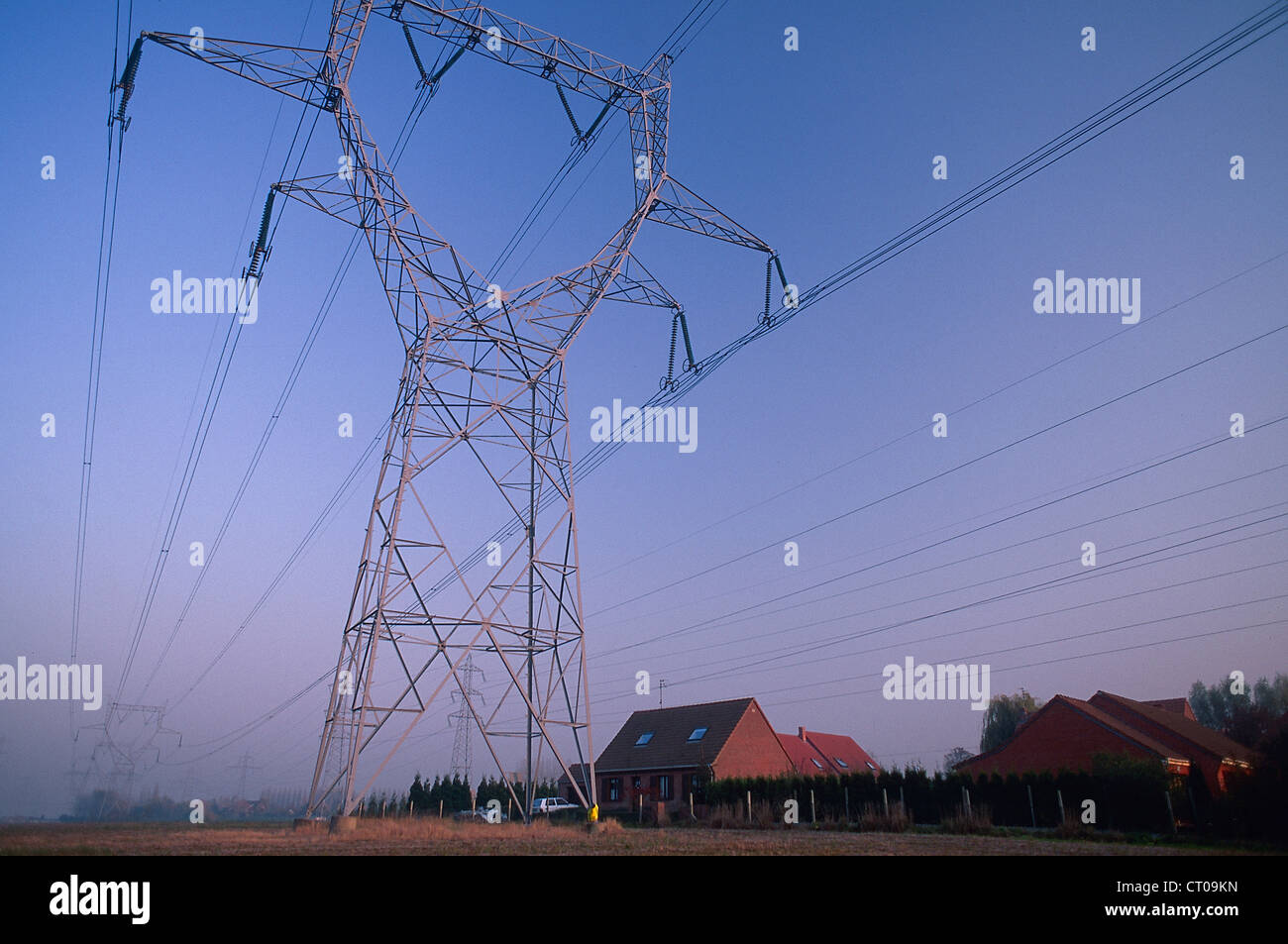 ELECTRICITY POWER LINE Stock Photo - Alamy